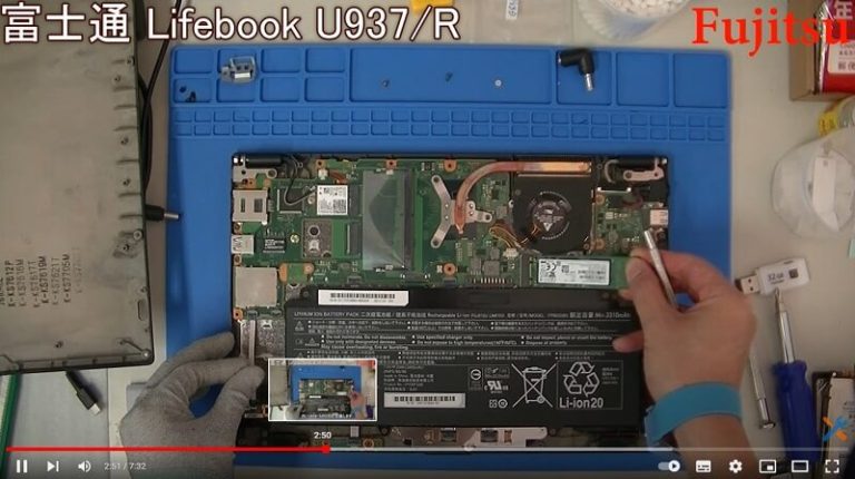 富士通 Lifebook U939のSSDをU937に付けたら起動した | リペア研究所ブログ dynaLabo